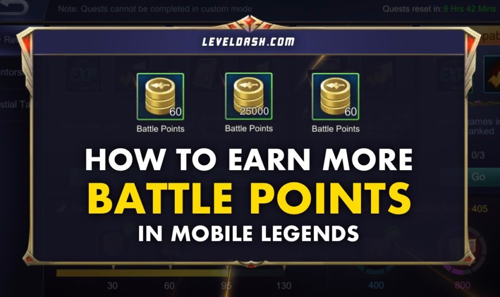 How To Earn Battle Points BP FAST In Mobile Legends 2020 