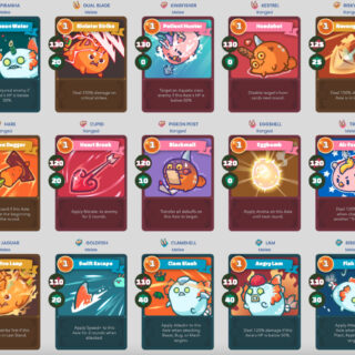 List of Best Cards for Each Class in Axie Infinity